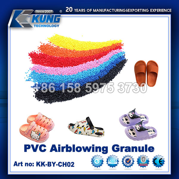 Chemical PVC Airblowing Granule Products For Shoemaking